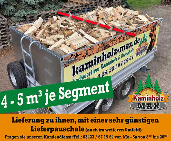 Kaminholz Max®1a Brennholz aus der Heimat - für die Heimat